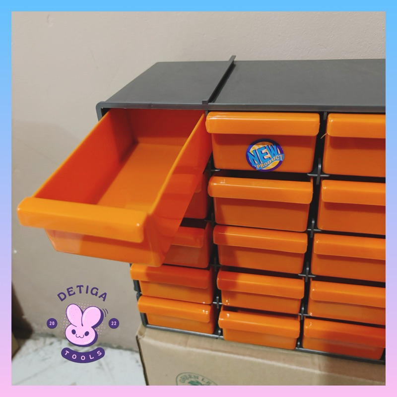 Jual Mini Drawer Cabinet CANYON/Rak Komponent 20 Laci/Laci Container 8 ...
