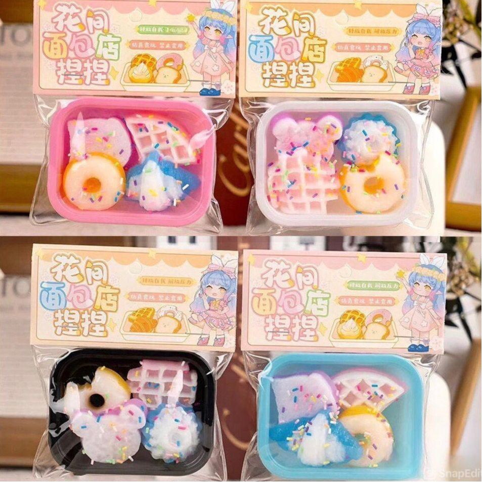Jual Taba Squishy Pinch Patisserie Waffle Food Kue Cake Bread Donut ...
