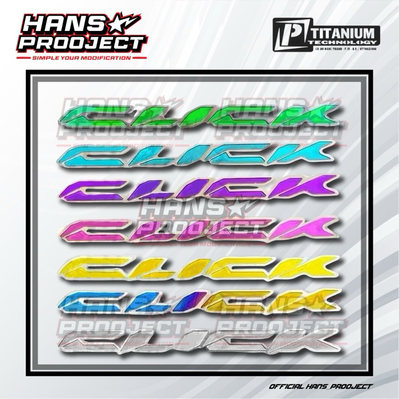 Jual Emblem Logo Body Titanium Vario 125 150 beat Scoopy Aerox Mio Nmax ...