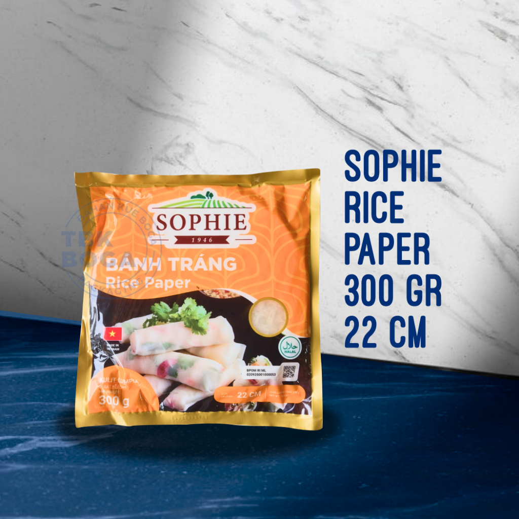 Jual Sophie Rice Paper ( 300 gr / 22 cm ) Banh Trang Kulit Lumpia ...