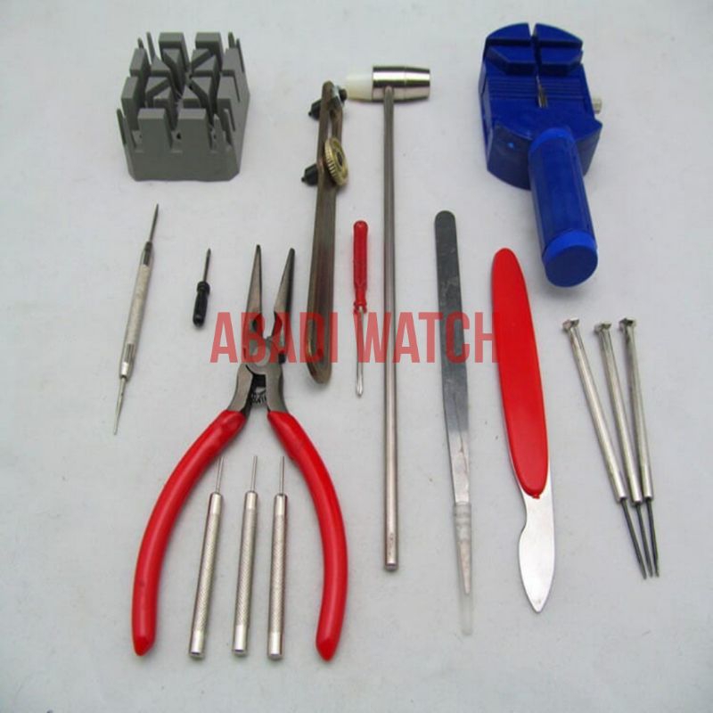 Jual TOOLS SET WATCH TALI JAM TANGAN ALAT SERVIS PEMOTONG RANTAI TALI ...