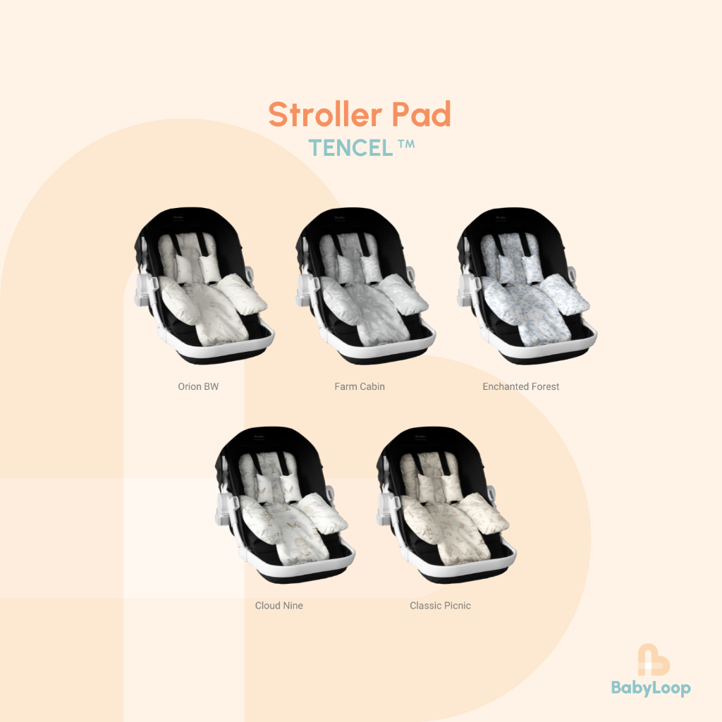 Jual Alas Stroller Tencel - Stroller Pad TENCEL™ Silk - Baby Loop ...