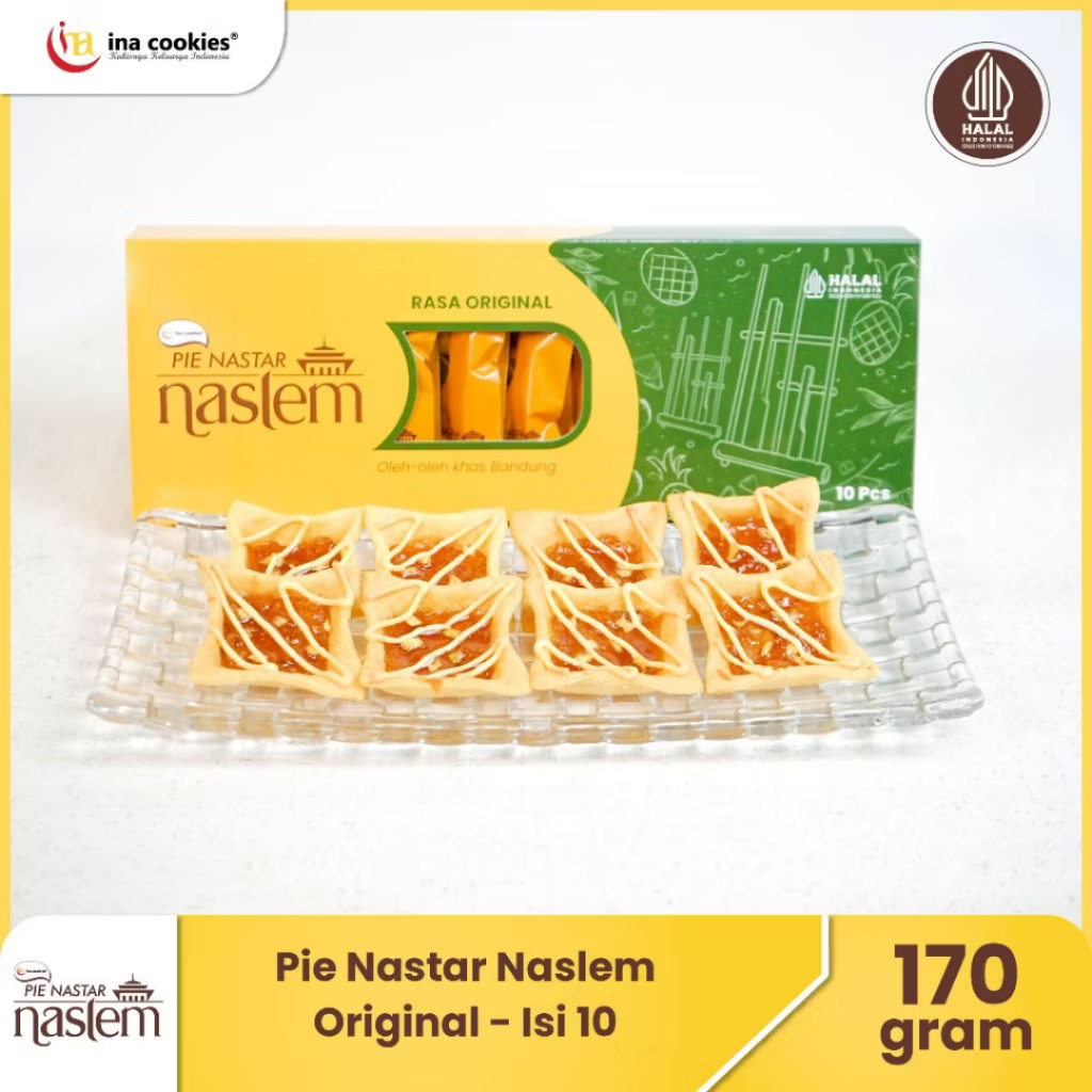 Jual INA COOKIES MALANG - Pie Nastar Naslem Original isi 10 pcs Oleh ...