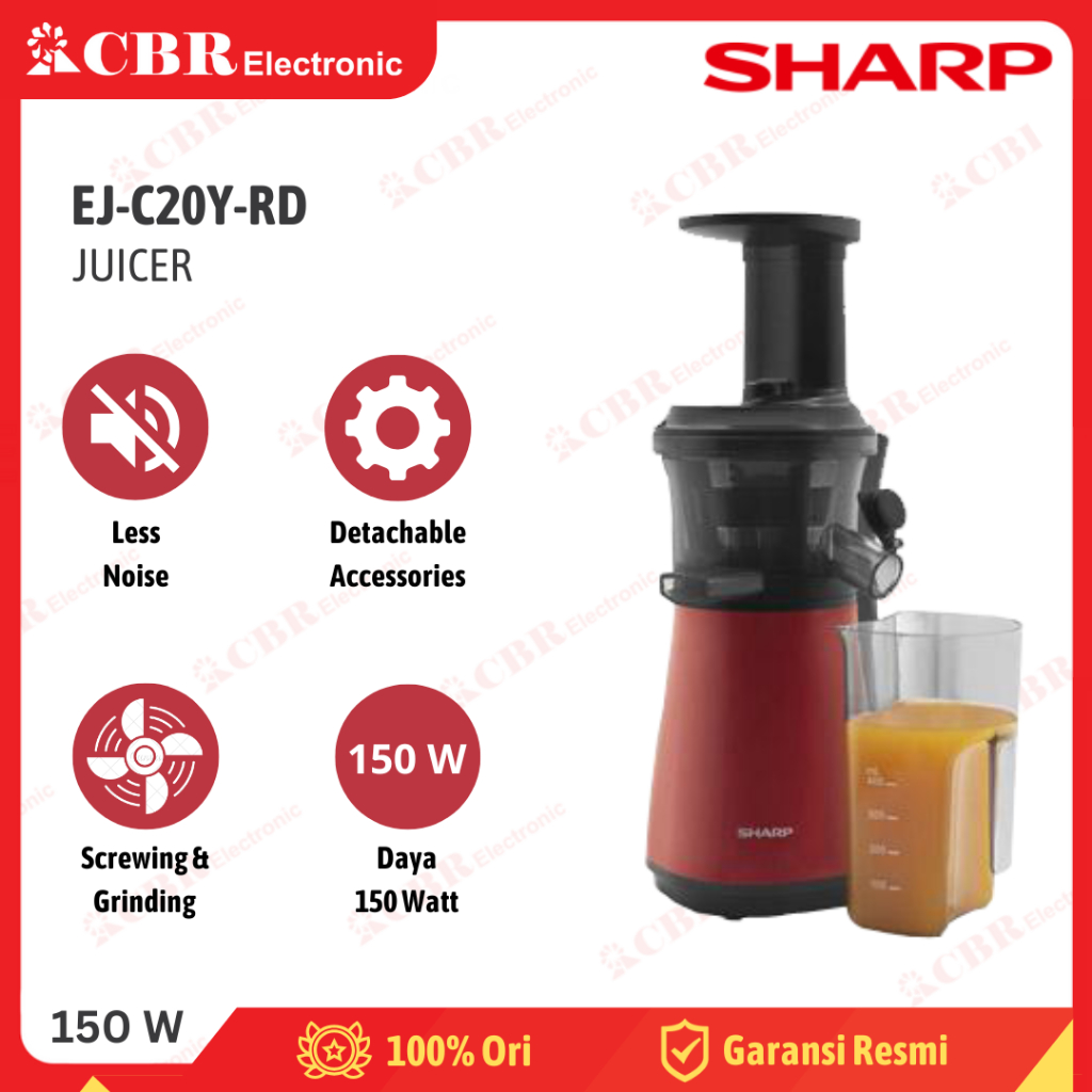 Jual Juicer SHARP EJ-C20Y-RD - Batam | Shopee Indonesia