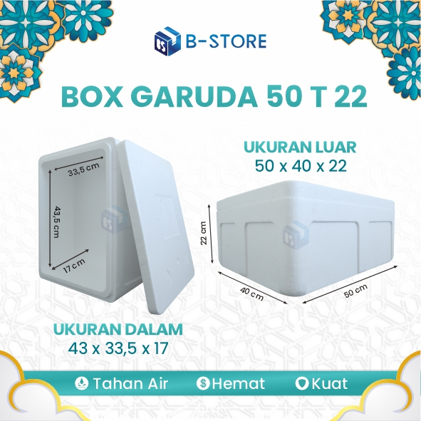 Jual Styrofoam Box / Box Gabus / Box Styrofoam Garuda 50x40x22 | Shopee ...