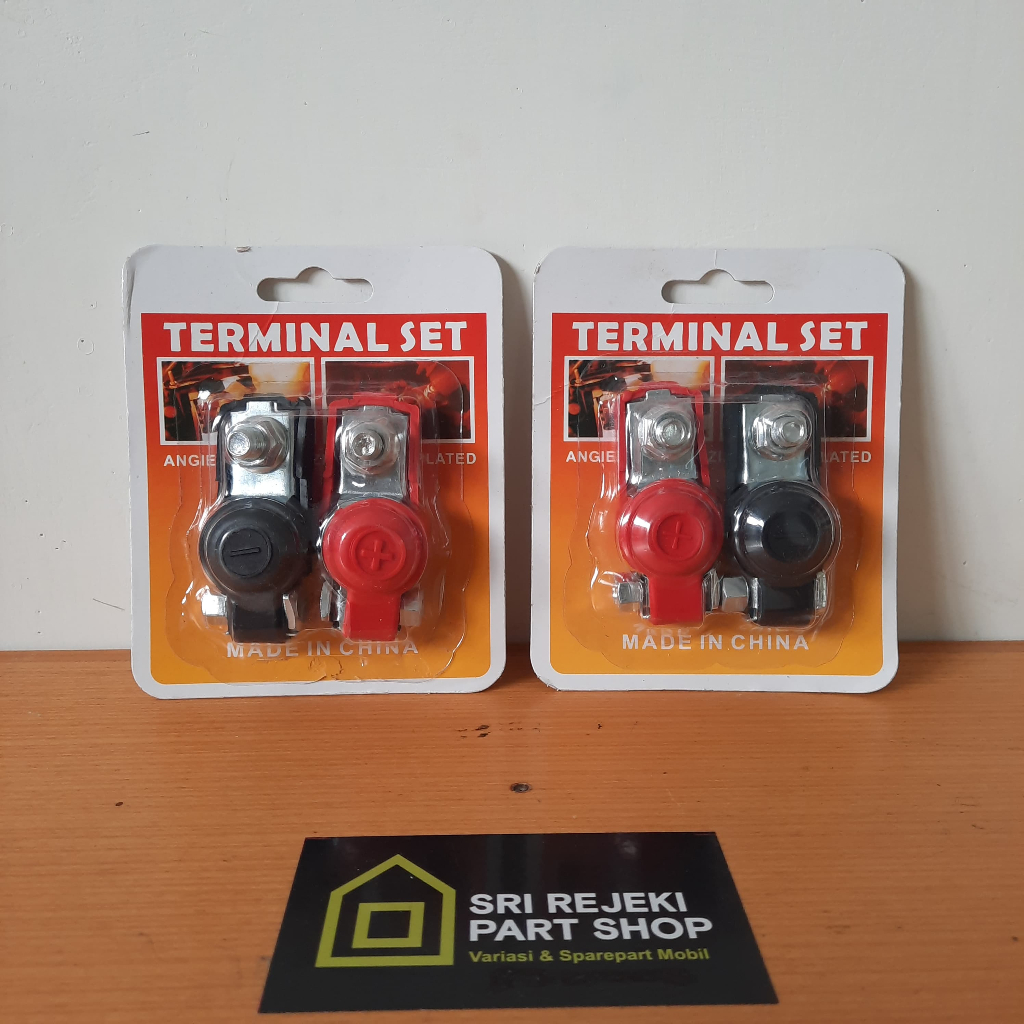 Jual Kepala Aki Timah Set Putih + Penutup Terminal Set Kepala Kecil N40 ...