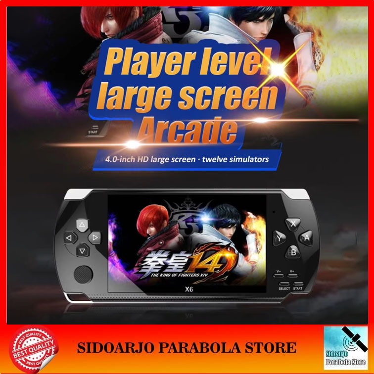 Jual Gameboy X6 P2P PSP Console Handhled Portable 4.3inch 8GB Retro ...