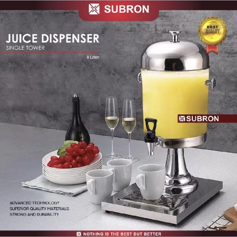 Jual Jus / Juice Dispenser SUBRON Single 8Lt & Double Tower 16Lt ...