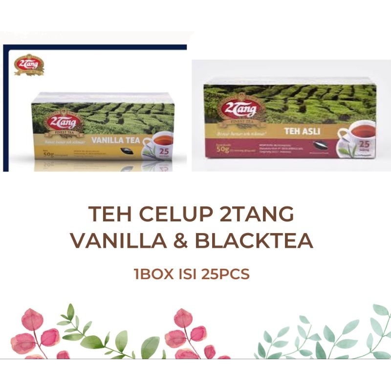 Jual Teh Celup Merk 2Tang 1 kotak | Shopee Indonesia