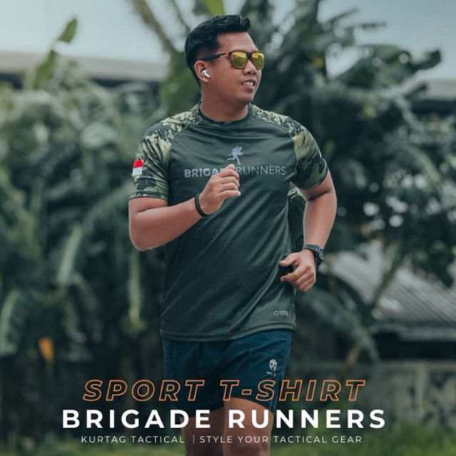 Jual KURTAG - KAOS BRIGADE RUNNERS GREEN PREMIUM!! | Shopee Indonesia