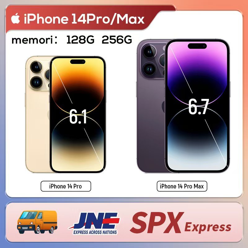 Jual iPHONE14pro 128GB 256GB Tangan kedua 100% ORI LCD MULUS NORMAL FULSET Kondisi Perfect ...