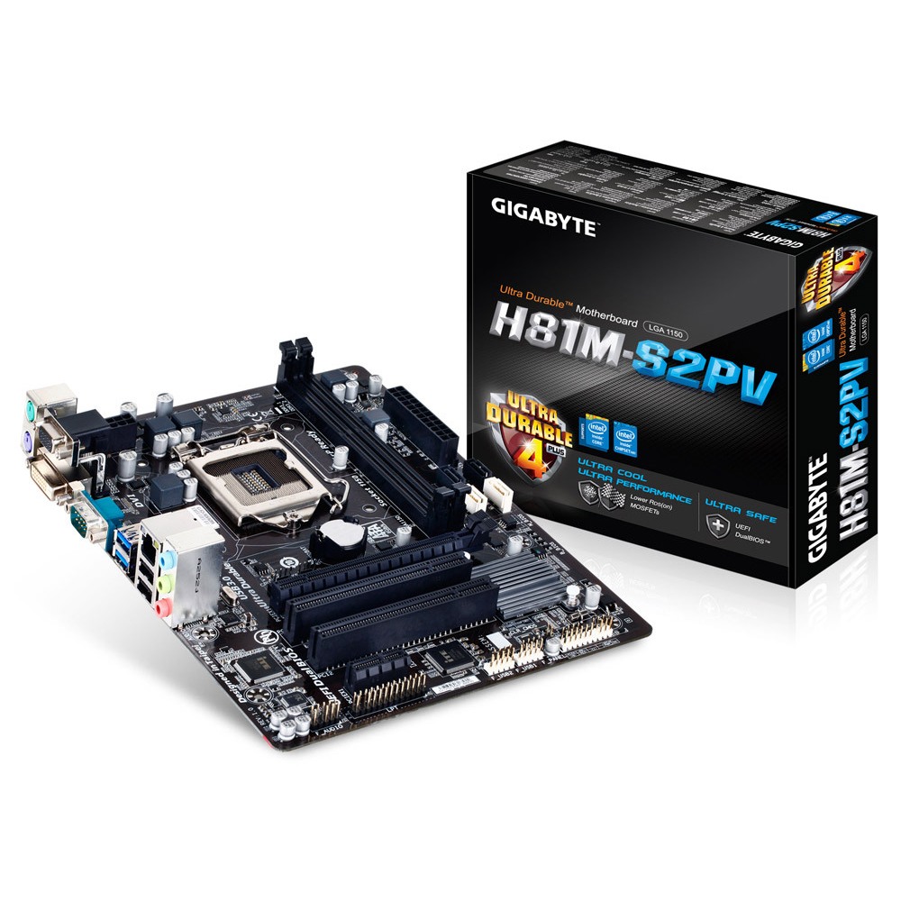 Jual Motherboard Gigabyte H81M-S2PV Mainboard H81 LGA 1150 | Shopee ...