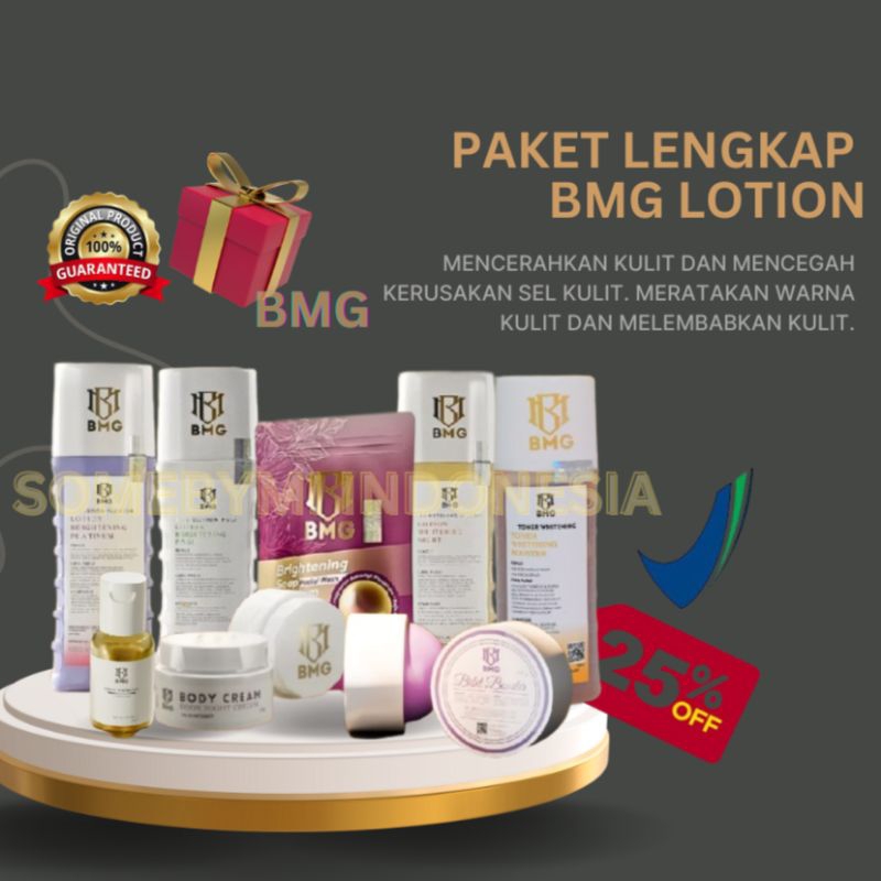 Jual BMG LOTION ORIGINAL, HB DOSTING BMG, BMG BODY LOTION | Shopee ...