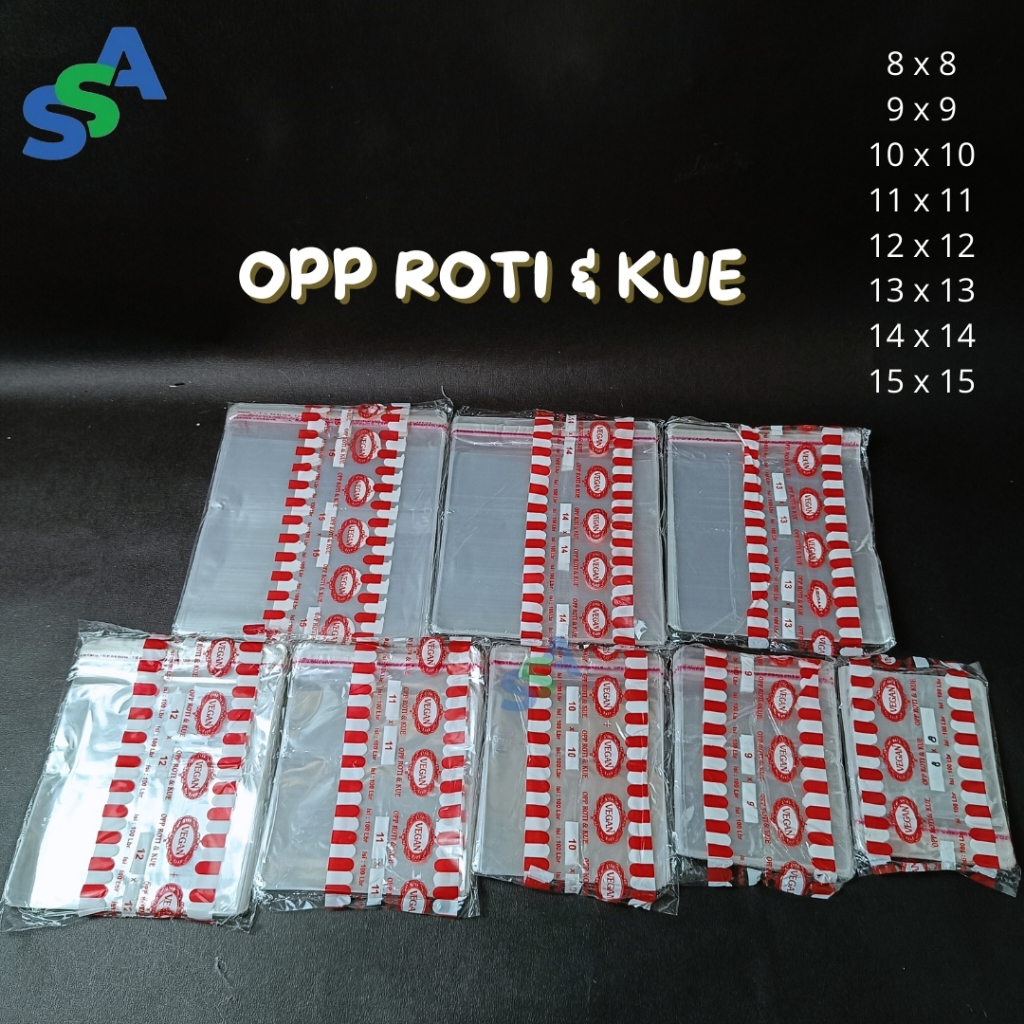 Jual PLASTIK OPP ROTI & KUE / PLASTIK OPP | Shopee Indonesia
