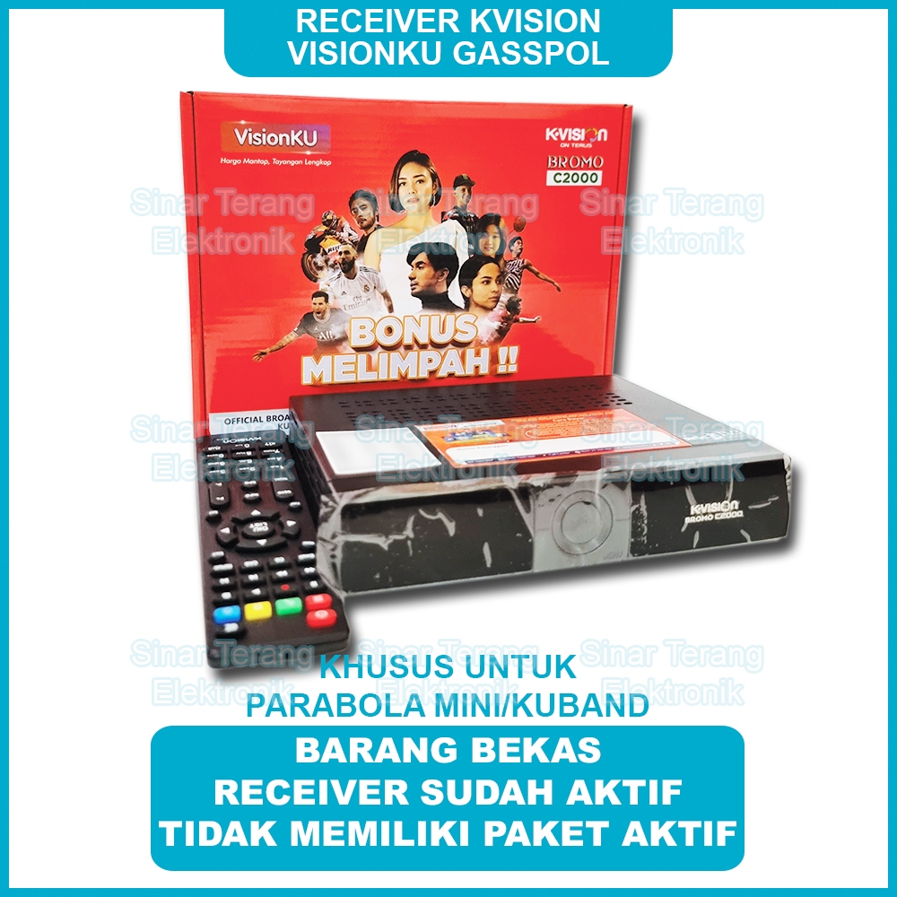 Jual Receiver Kvision VISIONKU GASSPOL Kuband - BEKAS SECOND | Shopee Indonesia