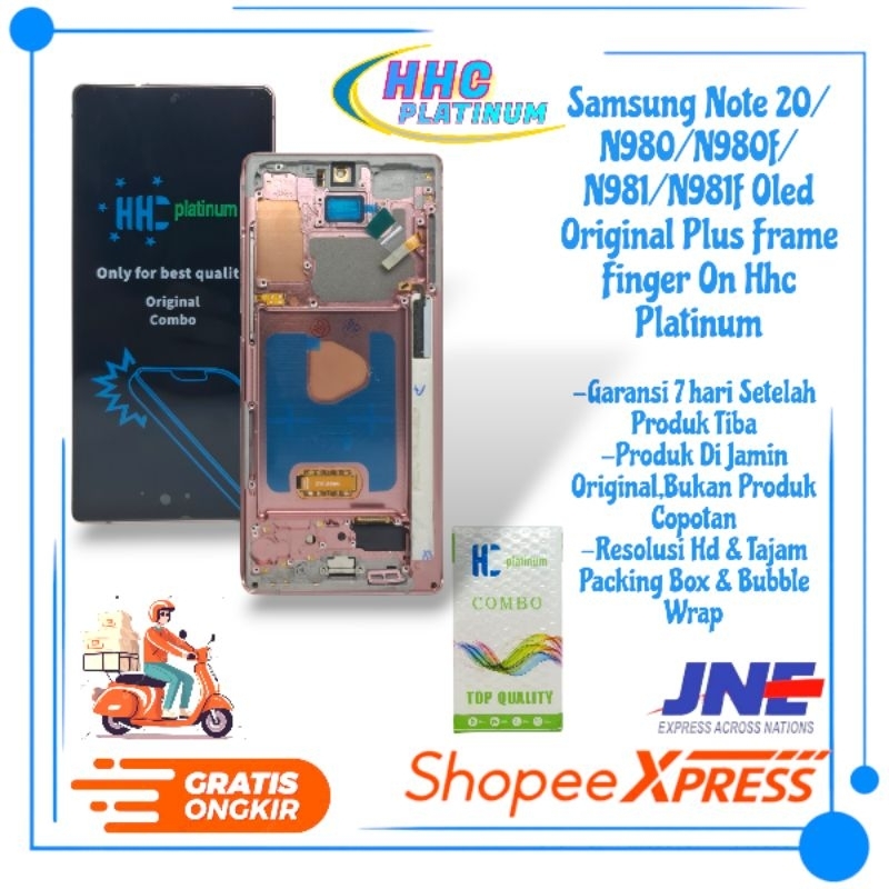 Jual LCD TOUCHSCREEN SAMSUNG GALAXY NOTE 20/N980/N980F/N981/N981F/N981B/N981U OLED ORIGINAL PLUS ...