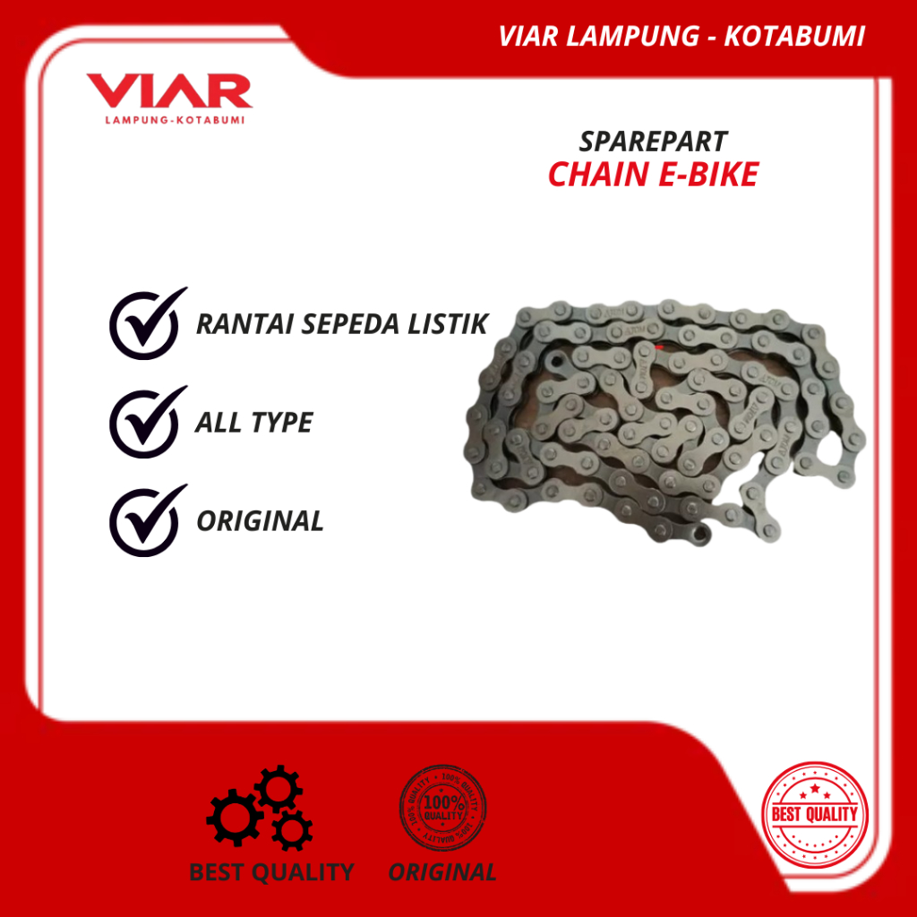 Jual Chain / Rantai Sepeda Listrik Viar E-Bike | Shopee Indonesia