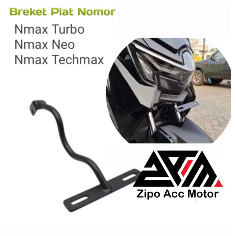 Jual Dudukan Plat Nomor Breket Plat Nomor Nmax Turbo Nmax Neo S Aws ...