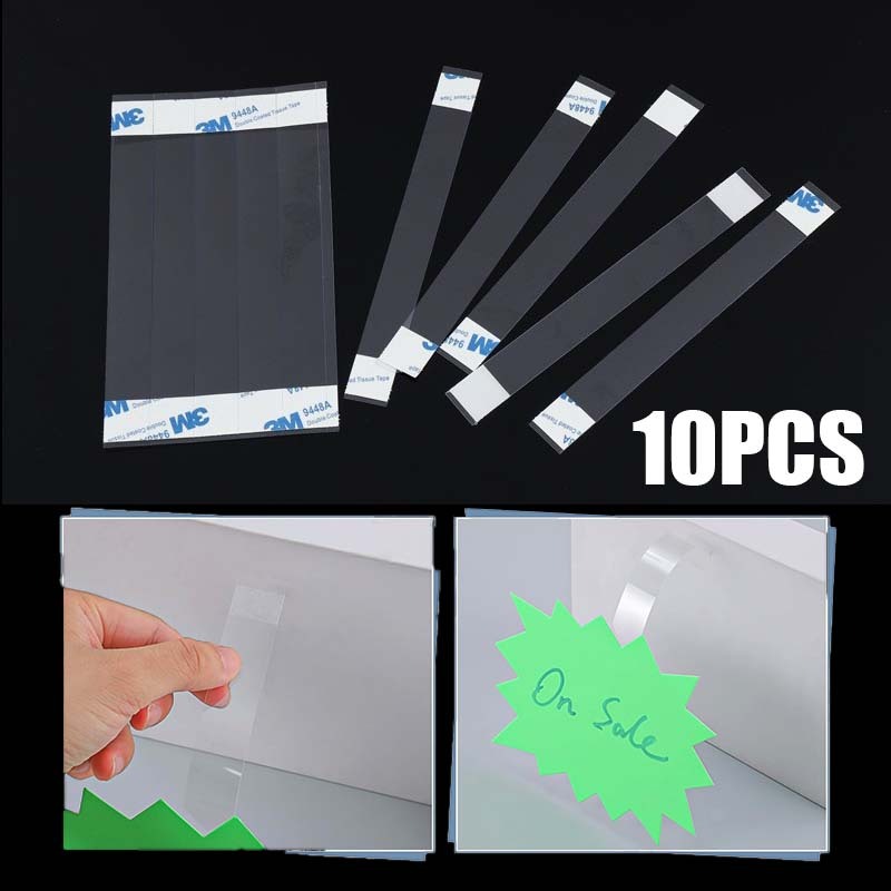 Jual 100pcs Mika Label Harga Rak Label Harga Display Price Tag Mika Pvc ...