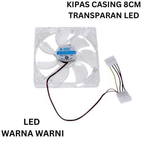 Jual (NARA MEOW) SANJI KIPAS CASING 8CM 80MM LAMPU LED TRANSPARAN WARNA ...