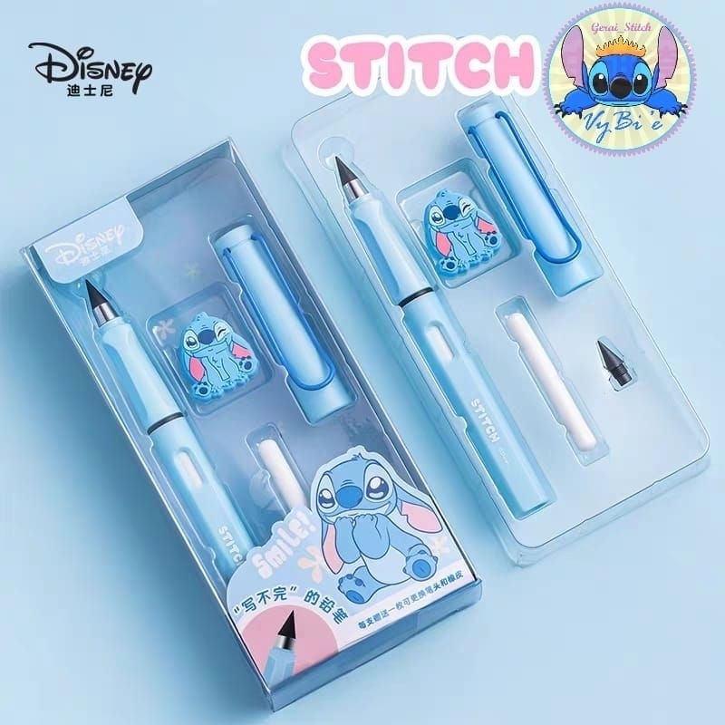 Jual Pensil Keabadian Disney Stitch Anti Patah Lilostitch Pencil ...