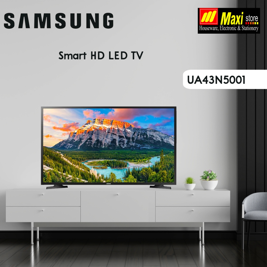 Jual TV LED Full-HD 43" Samsung UA43N5001 Garansi Resmi - Maxistore | Shopee Indonesia