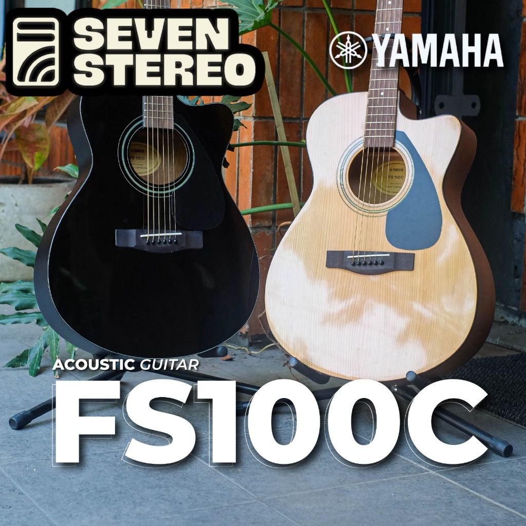 Jual Yamaha FS100 FS100C Original Natural Acoustic Guitar Gitar Akustik ...