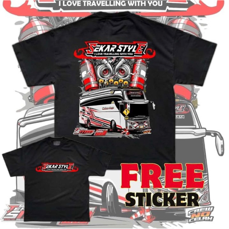 Jual Kaos Bus Sekar Style Wulan Jaya Baju Bus Anak Laki Laki 2-15th ...