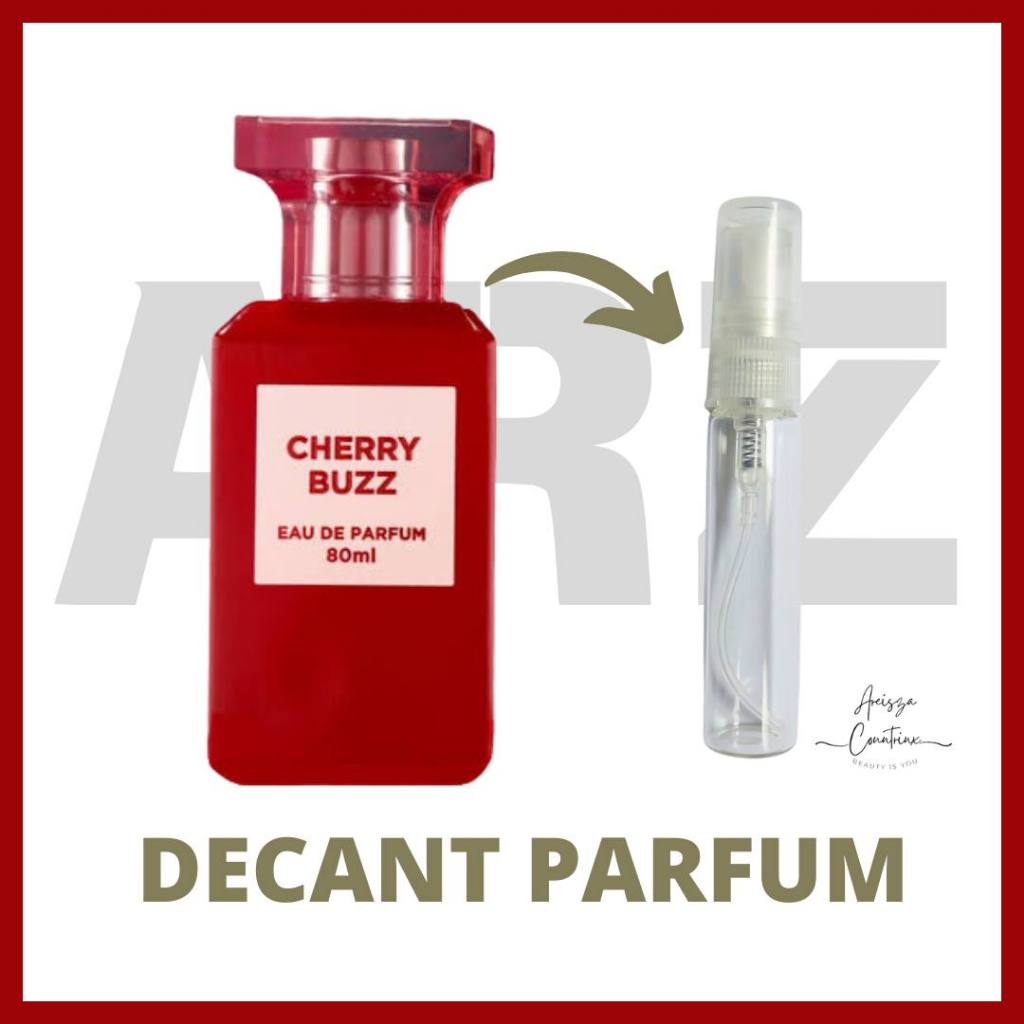 Jual DECANT Fragrance World Cherry Buzz BOTOL KACA | Shopee Indonesia