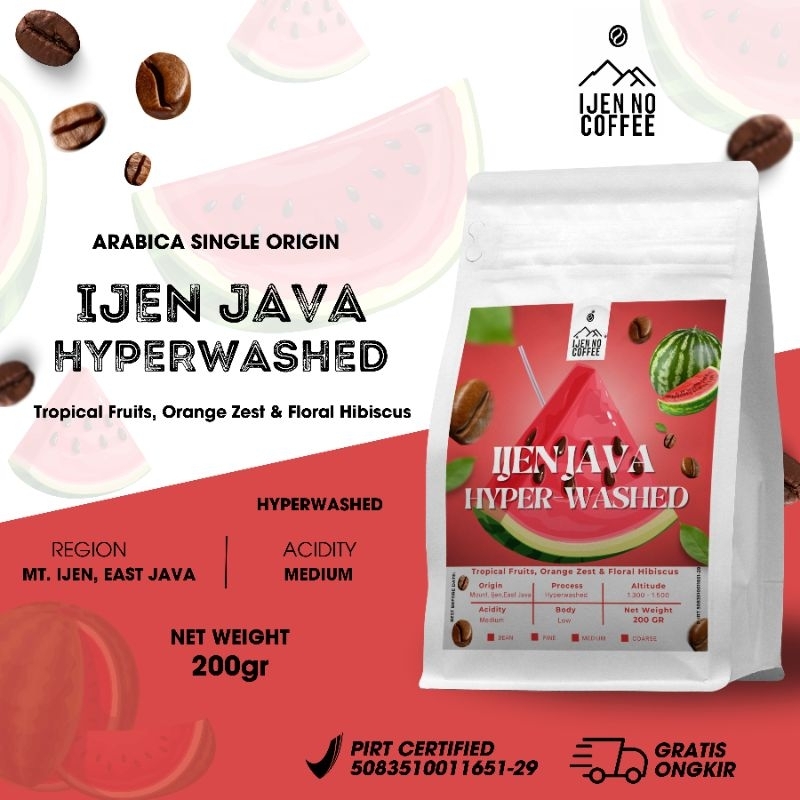 Jual Kopi Arabika Ijen Java Hyperwashed (200gr) | Biji Kopi Premium ...