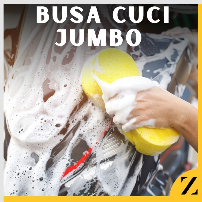 Jual Busa Cuci Kendaraan Mobil Motor Jumbo Lebar Besar Sponge Wash ...