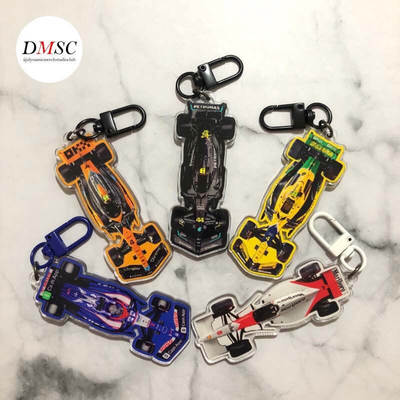 Jual premium keychain formula 1 car frame 2 sisi | Shopee Indonesia