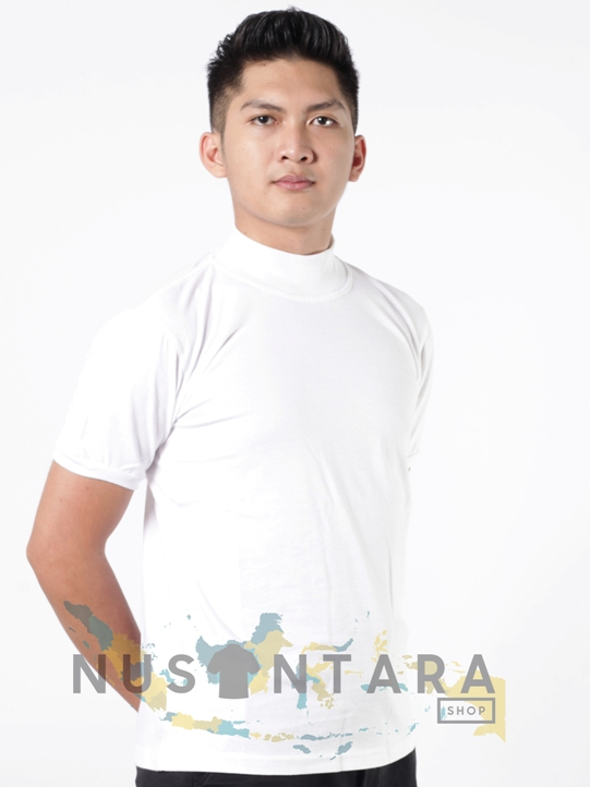 Jual KAOS POLOS UNISEX BISA UNTUK DALAMAN SATPAM WARNA PUTIH CREAM ...