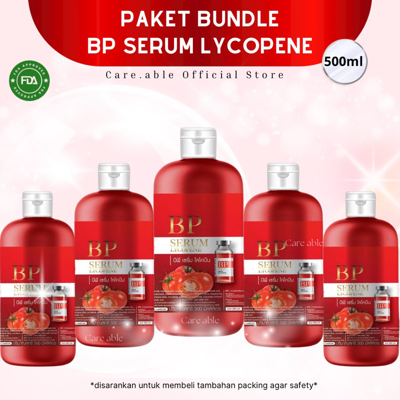 Jual PAKET BUNDLE BP SERUM LYCOPENE 500ml | Shopee Indonesia