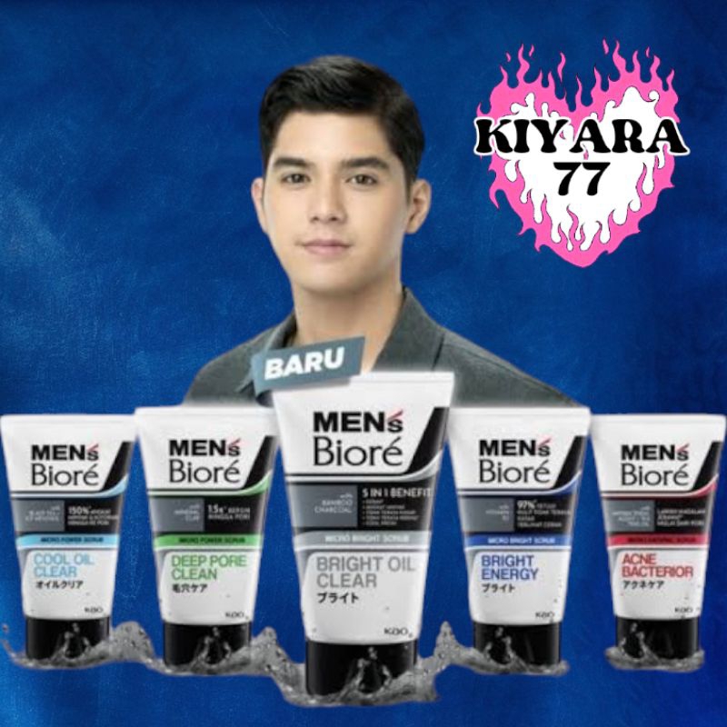 Jual Biore Men Facial Foam 100g | Shopee Indonesia