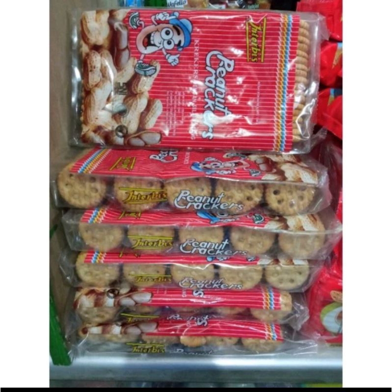 Jual Interbis Peanut Crackers 1 Pack | Shopee Indonesia