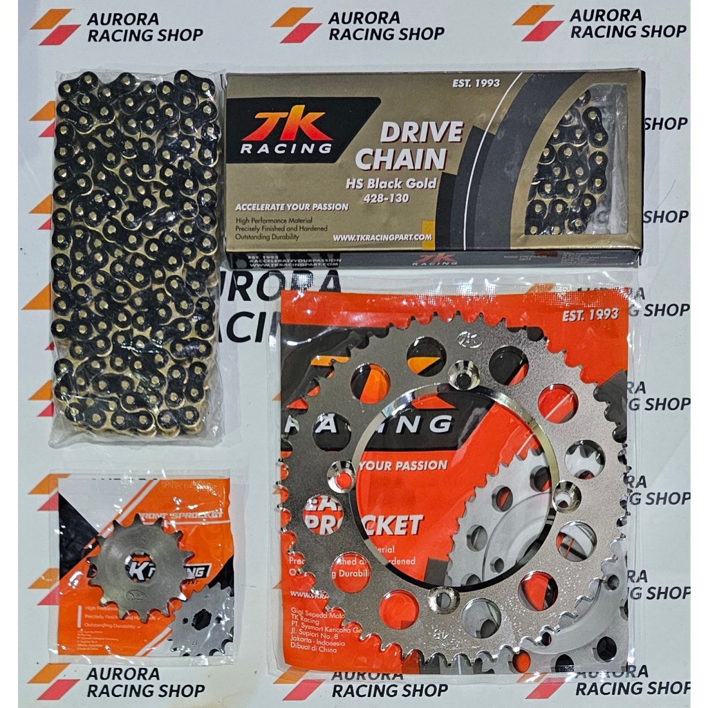 Jual GEAR SET TK KAWASAKI KLX 150 SERIES / D TRACKER 150 & RANTAI TK ...