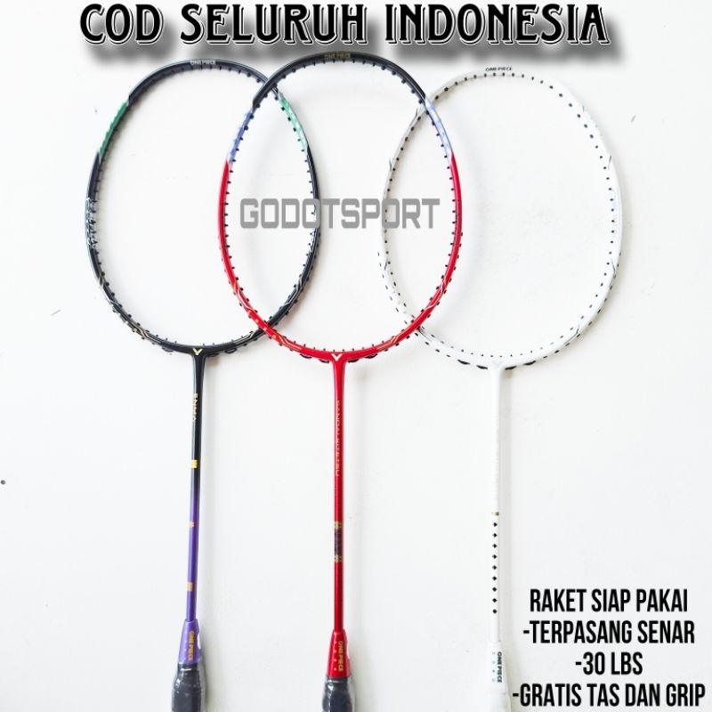 Jual RAKET BADMINTON V ONE PIECE ZORO 32 LBS SIAP PAKAI | Shopee Indonesia