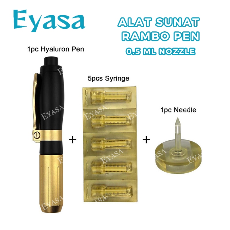 Jual Alat Sunat RAMBO PEN 0.5 ml Nozzle Biru MDY | Shopee Indonesia