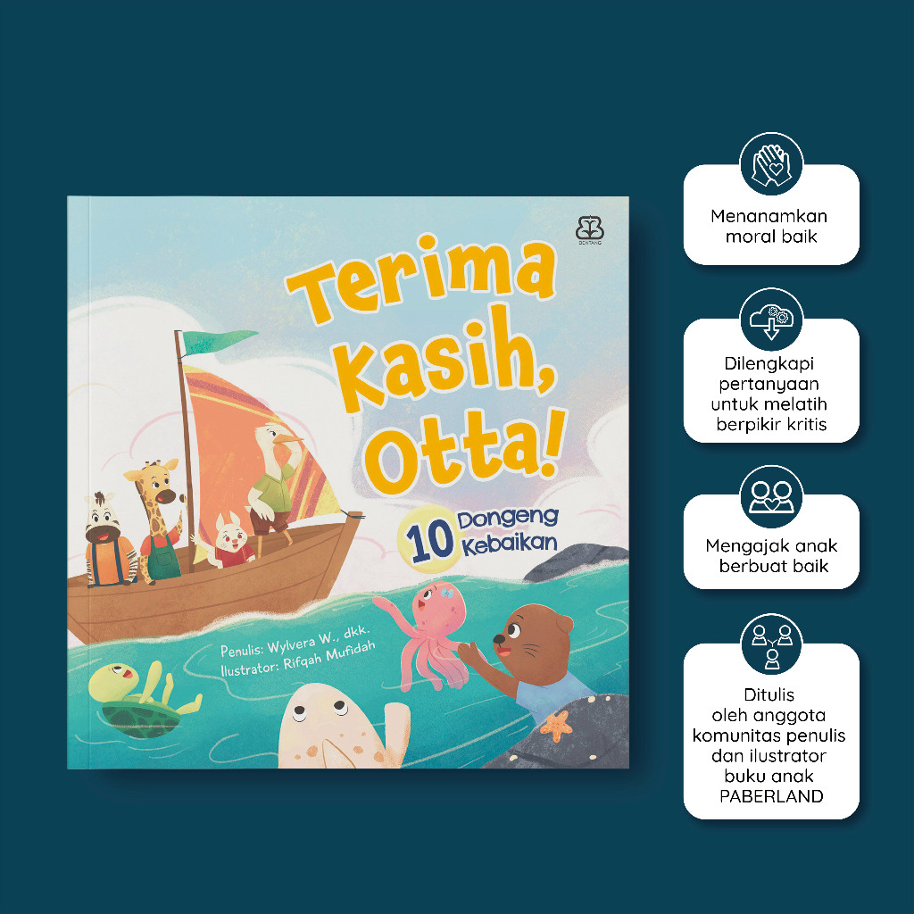 Jual [Pastel Books-BP] Buku Anak Terima Kasih Otta! : 10 Dongeng Kebaikan | Shopee Indonesia
