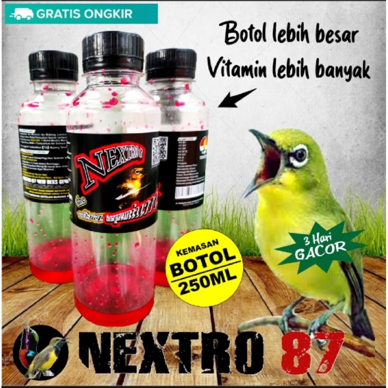 Jual NEXTRO 87 BESAR 250 VITAMIN BURUNG PLECI SOGON DEXTRO | Shopee Indonesia