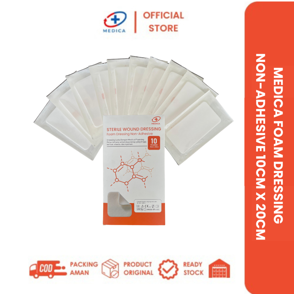 Jual Medica® Foam Dressing Non-Adhesive - Absorpsi Maksimal untuk Luka ...