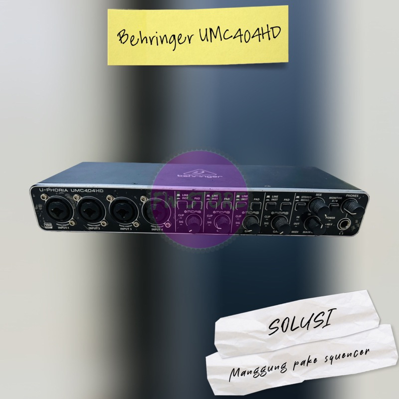 Jual behringer umc404HD | Shopee Indonesia