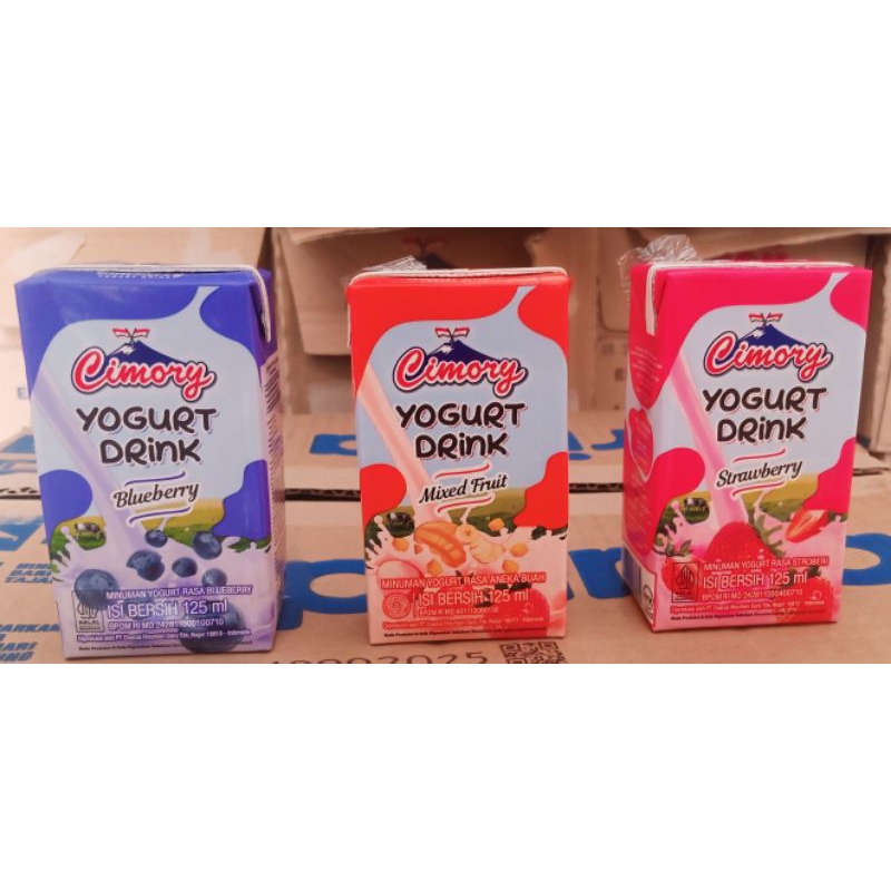Jual Cimory Yogurt Drink Kotak 125 ml Varian Lengkap | Shopee Indonesia