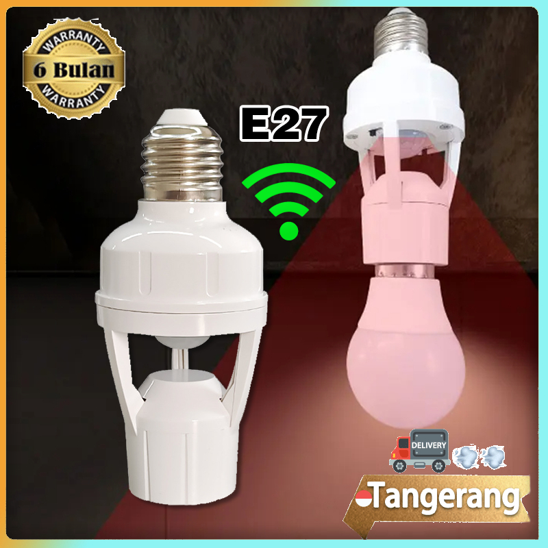 Jual Fitting Lampu Sensor Gerak Bohlam Sensor Pir Sensor 2000 Lux 240v ...