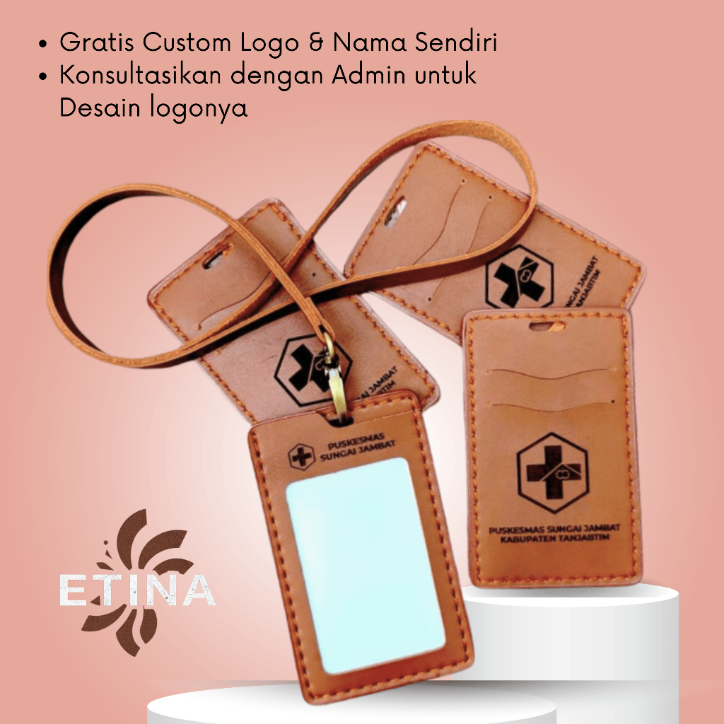 Jual Lanyard Id Card Holder Custom Logo Kesehatan Puskesmas Rumah Sakit ...
