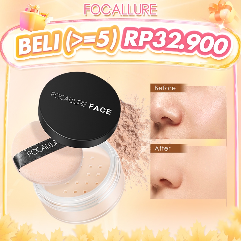 Jual FOCALLURE Super Fine Loose Powder - Loose Setting Powder 3 Colours ...