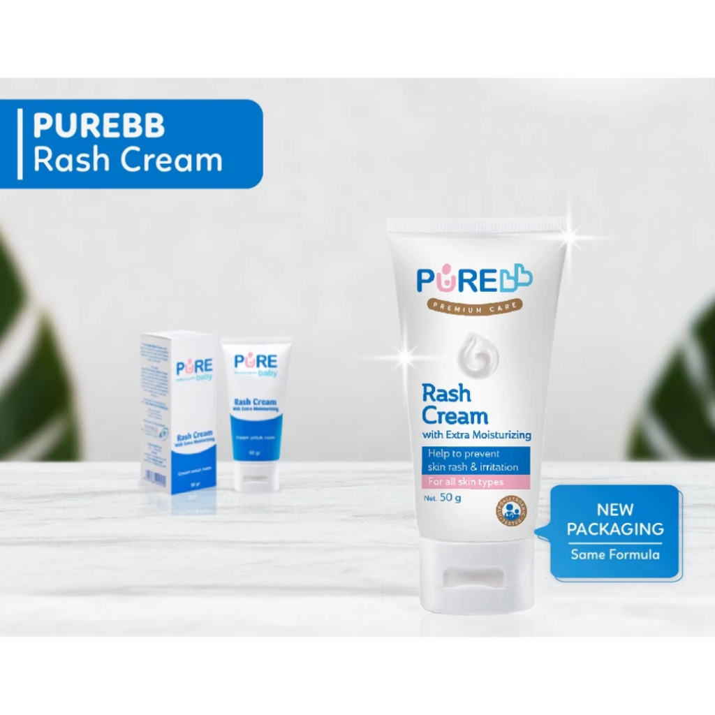 Jual PUREBB Rash Cream Hypoallergenic (50gr PUREBB) | Shopee Indonesia