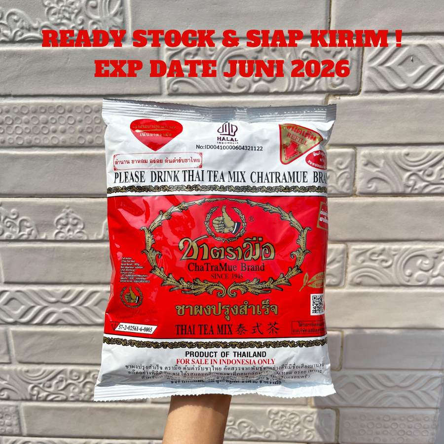 Jual Chatramue Thai Tea Thailand 400 Gram - Chatramue Brand | Shopee ...