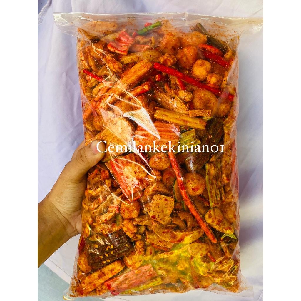 Jual seblak campur pedas/seblak kerupuk campur mix pedas daun jeruk ...